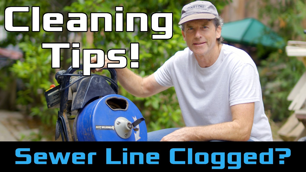 How to Use a Power Drain Auger to Clear a Sewer Line - YouTube
