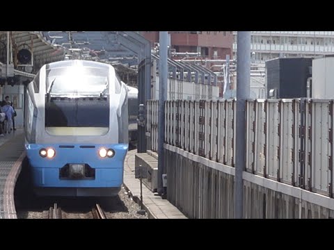E653系1000番台 K71編成 (元U102編成) AT出場回送 南千住駅通過 - YouTube