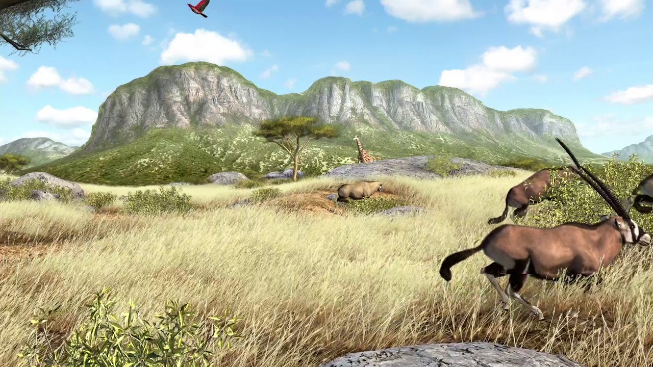 Gemsbok Trek1 Site3 Green - YouTube