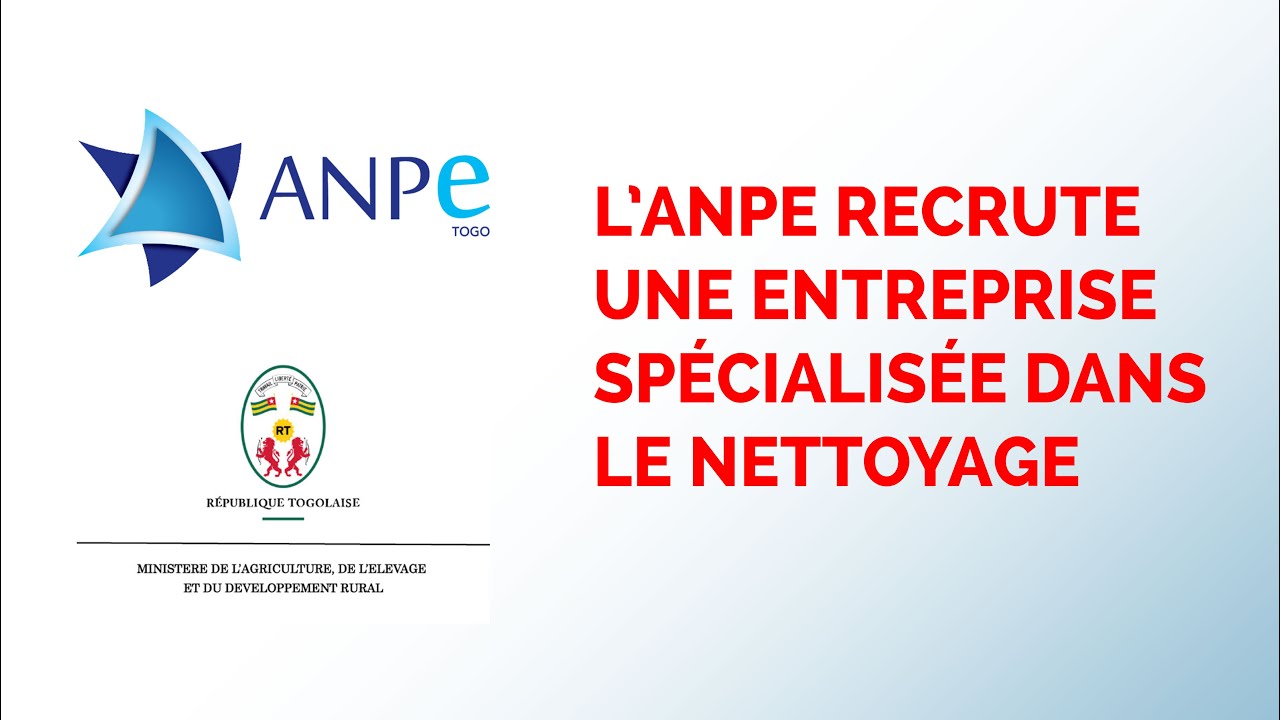 Offre d'emploi : L’ANPE recrute une entreprise spécialisée dans le ...