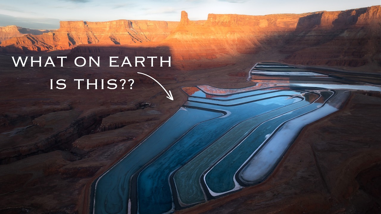What Are they?? // Moab Utah Potash Solar Ponds // WHY are they there ...