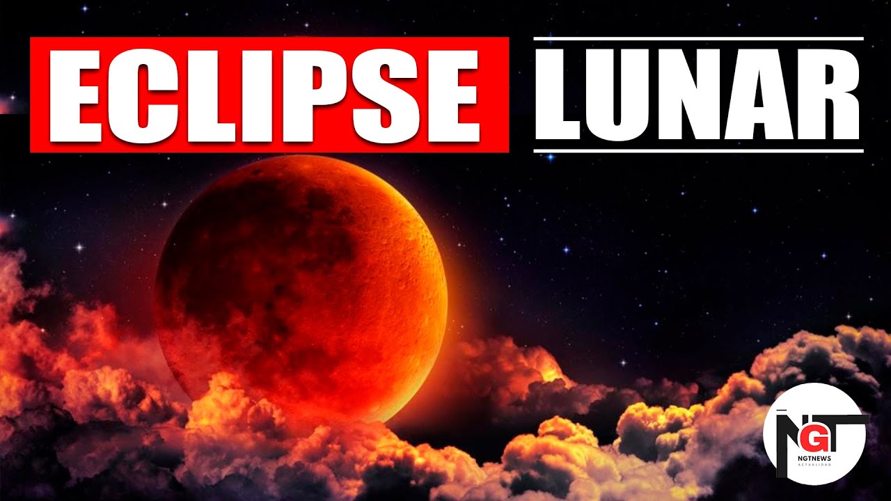 La Luna Se Vuelve ROJA En El Eclipse Total - YouTube
