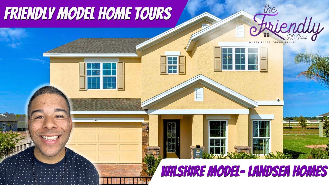 Landsea Homes Wilshire Model Tour- Orlando Home Tour - YouTube