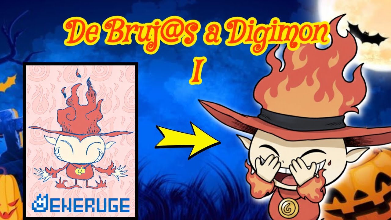 Convirtiendo personajes de Magical Witches en Digimon: Eneruge - YouTube