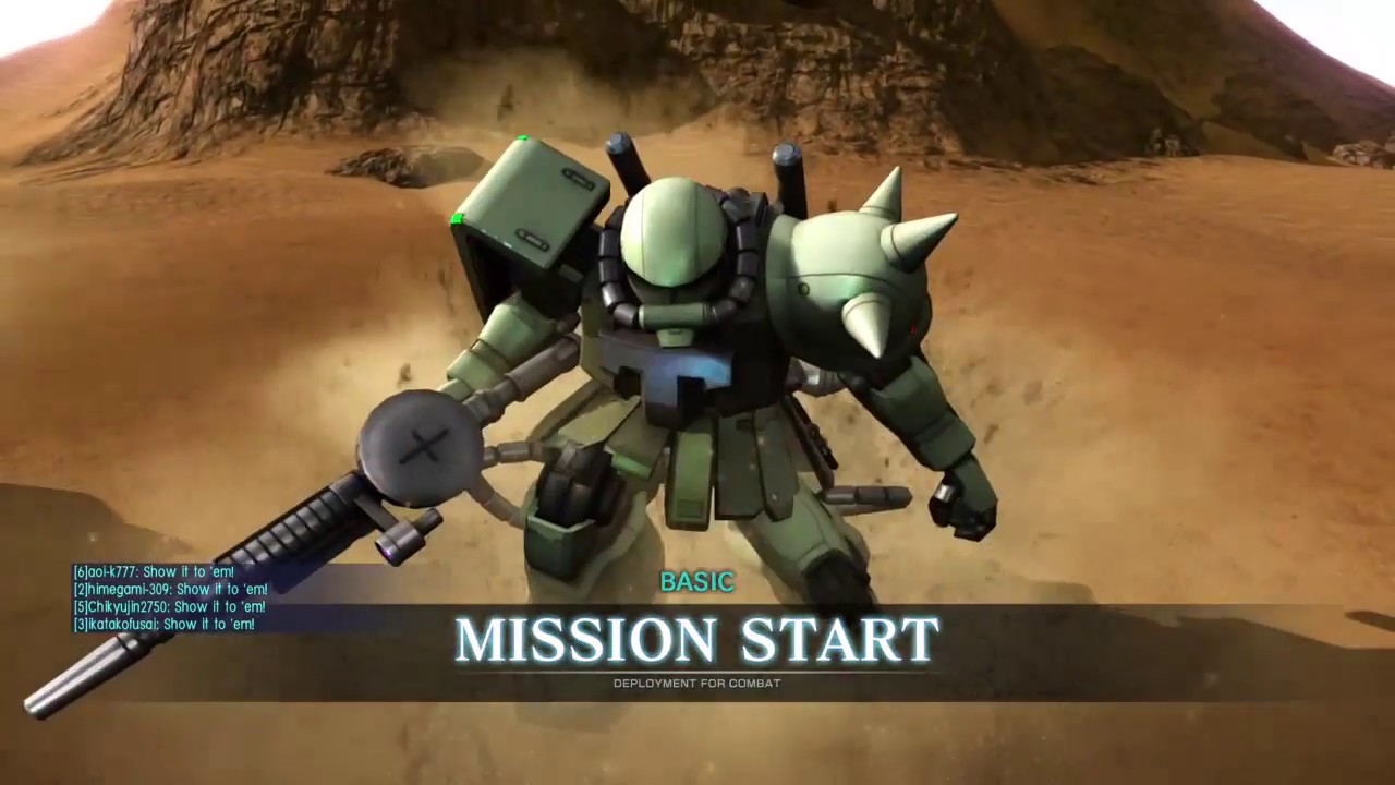 Gundam Battle Operation 2: MS-06F2 Zaku F2 With Neuen Bitter Backpack ...