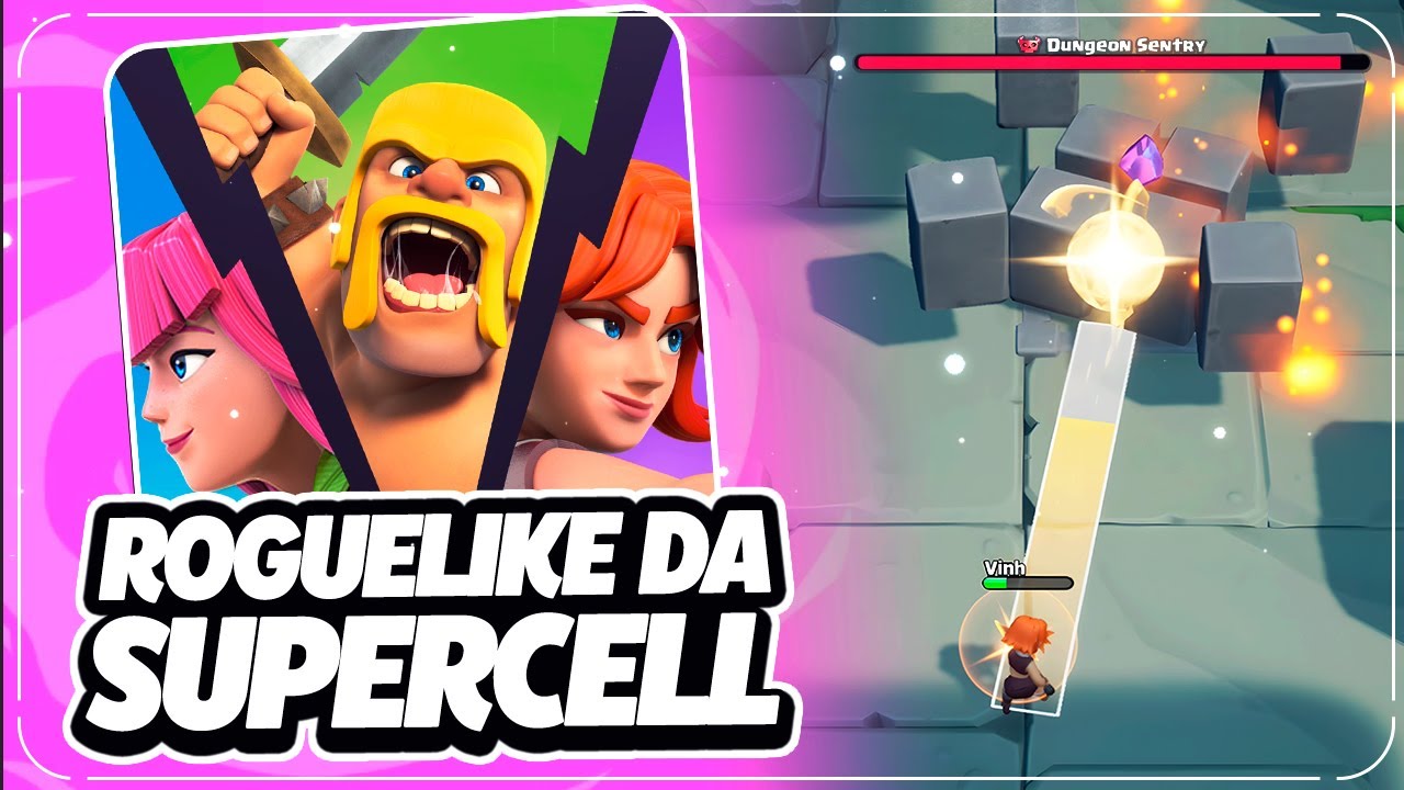 JOGUEI o NOVO JOGO da SUPERCELL "PROJECT RISE"! RPG, ROGUELIKE COM BOSS ...