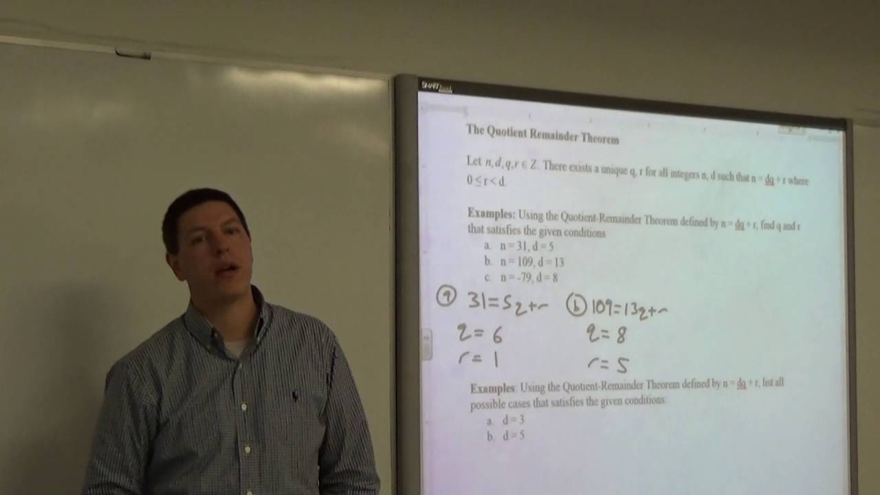 Lecture # 9 Ch 4.4 Direct Proof & Counterexample: Division into Cases ...