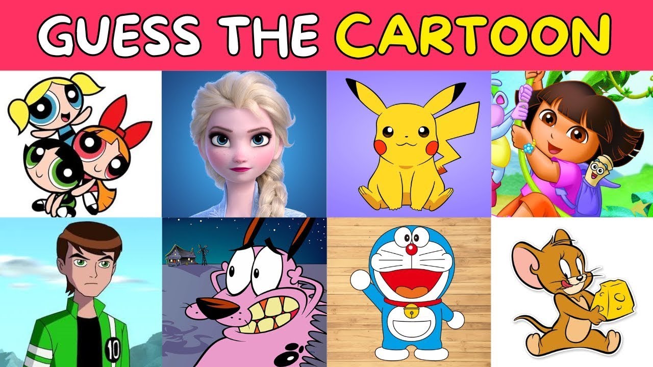 Guess the Cartoon Characters | Cartoon Quiz - YouTube