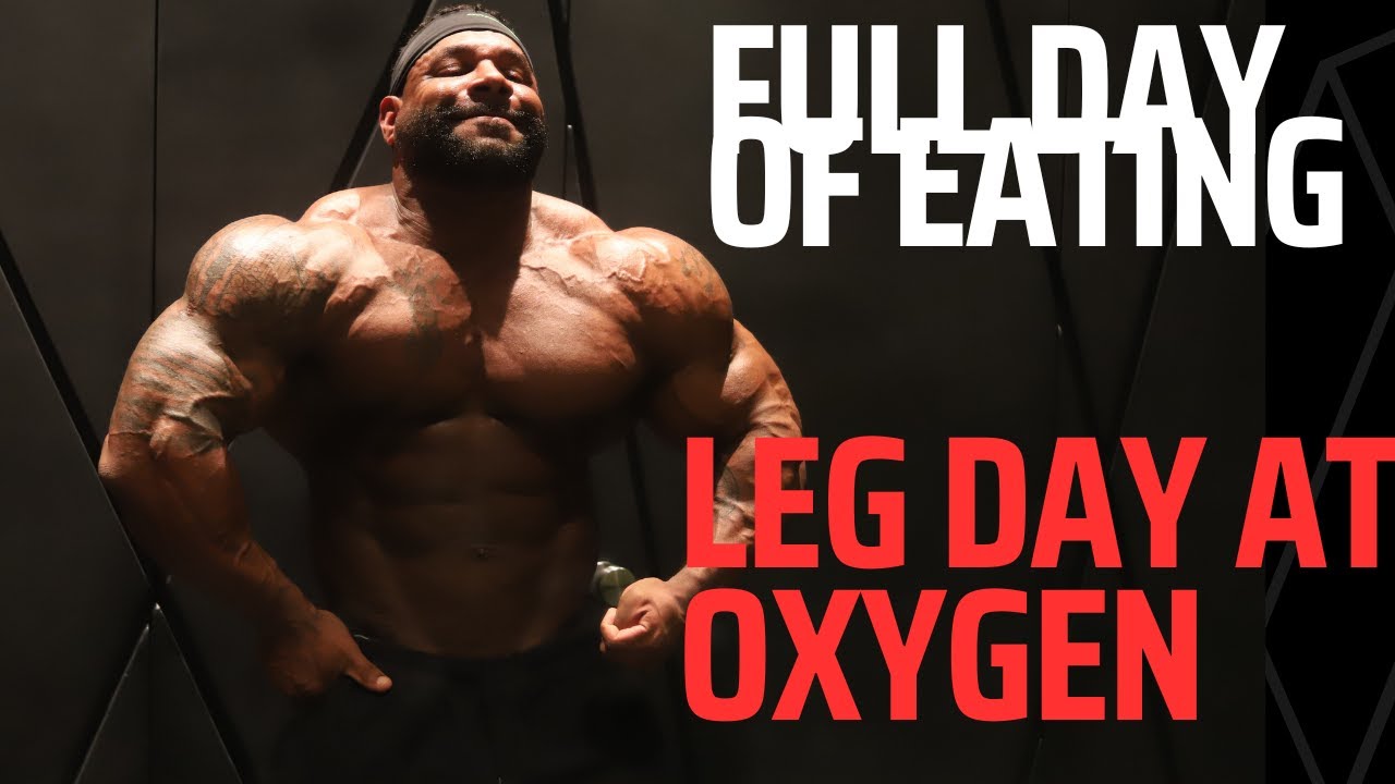 FULL DAY OF EATING (LEG DAY AT OXYGEN) - YouTube
