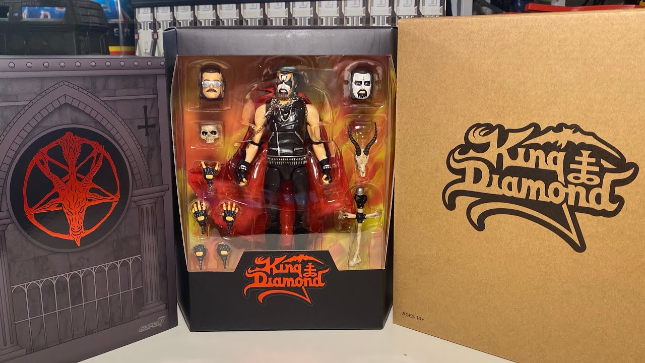 Super7 Ultimates King Diamond Action Figure Review !!! #kingdiamond # ...