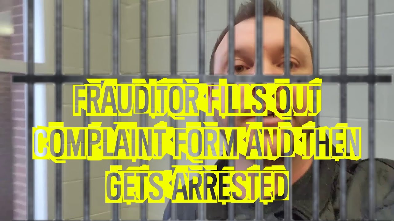Frauditor Arrested on a Warrant! - YouTube
