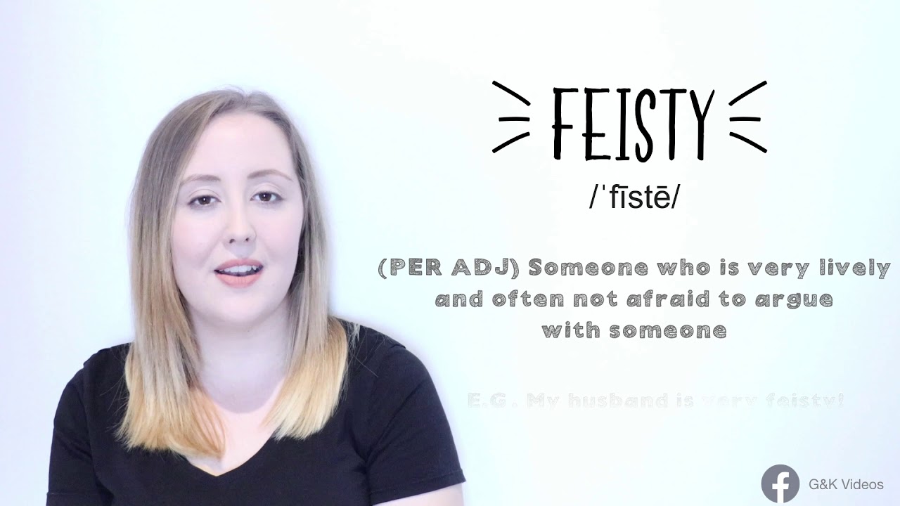 Word of the Day | Feisty - YouTube