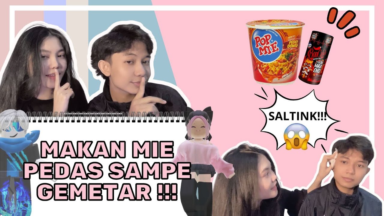 CHALLENGE MAKAN MIE PEDAS DAN CABE LEVEL 50 - YouTube