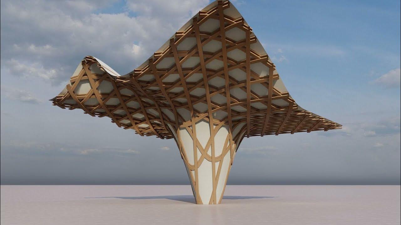 Easy tutorial #6 Grasshopper Pompidou Architecture - YouTube