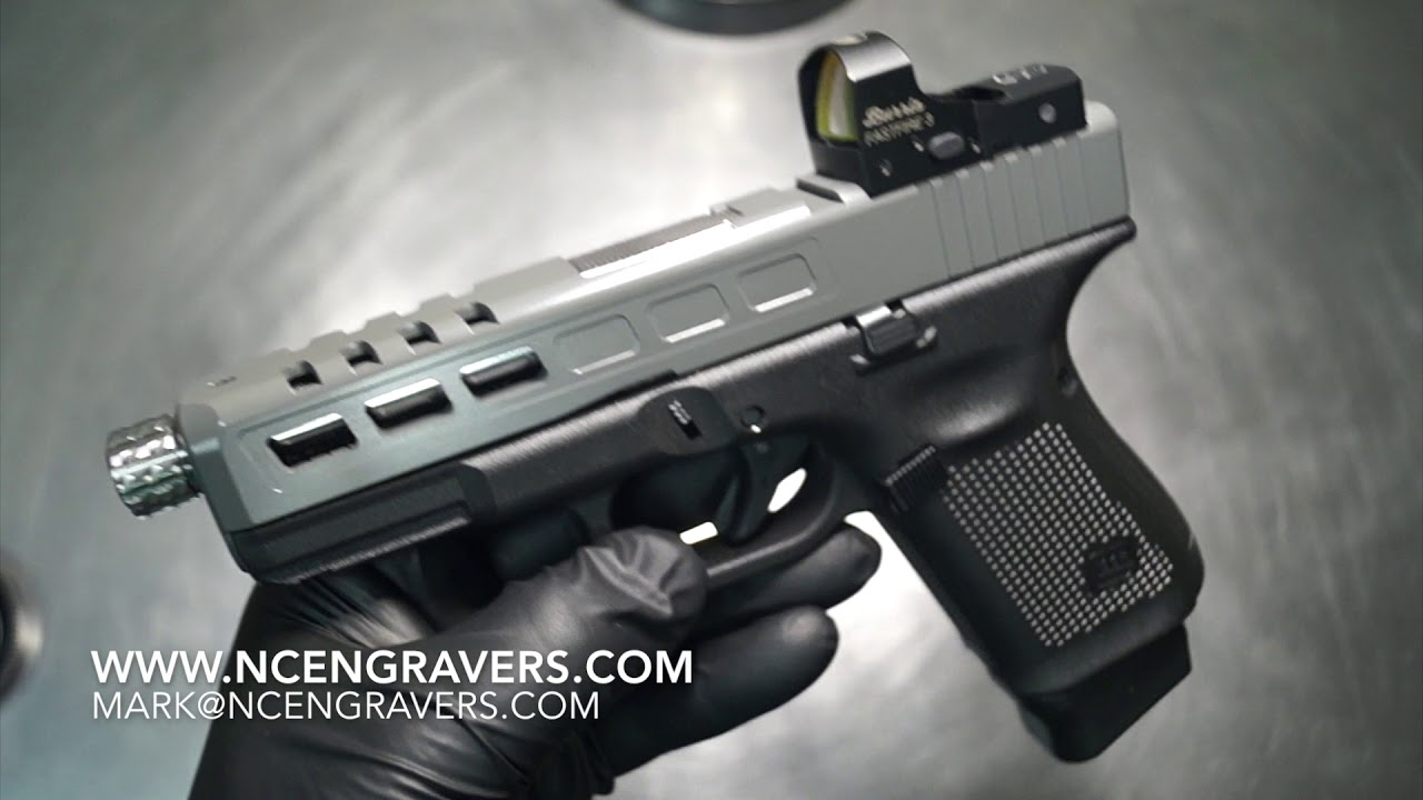 NCEngravers.com - G19 - Top Serrations and side windows - YouTube