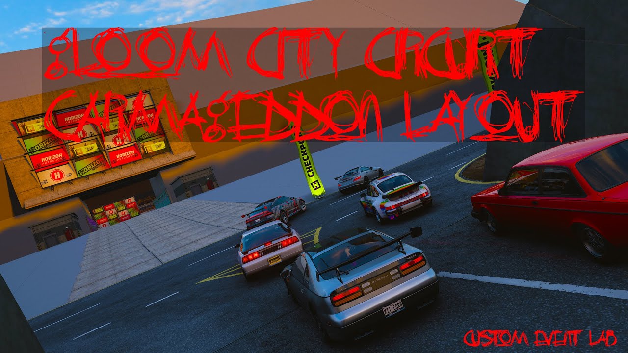 Gloom City Circuit Carmageddon Layout - CUSTOM EVENT LAB ...