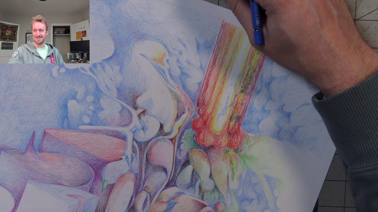 🔥 Colored Pencil Drawing & Chill 🎶 3/18 - YouTube