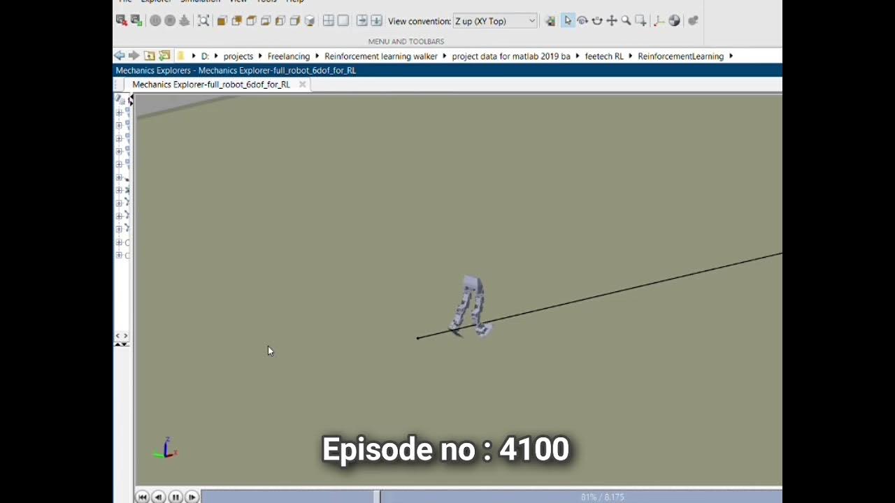 Training a 10-DOF Bipedal Robot to Walk with Deep Reinforcement ...