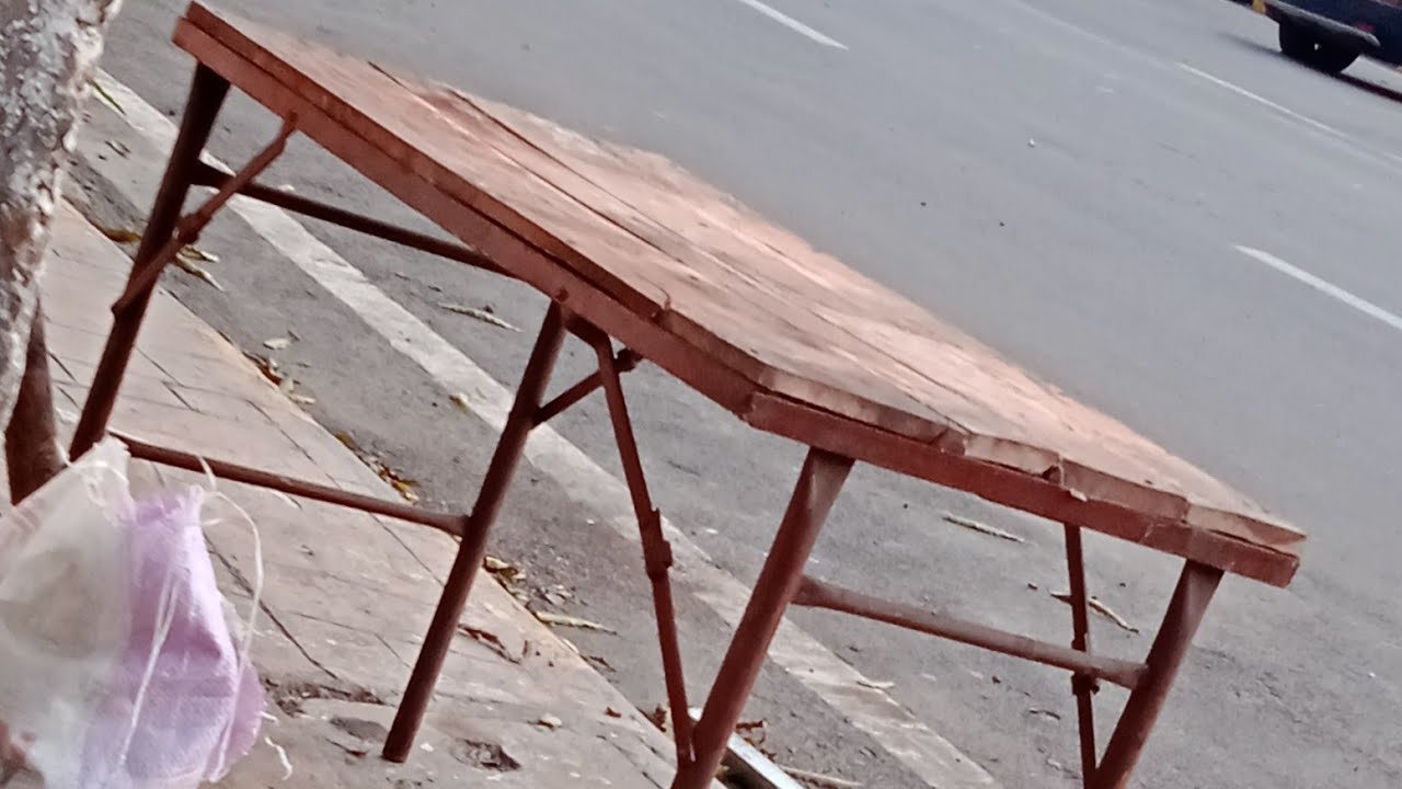 folding table Lohe ka table - YouTube