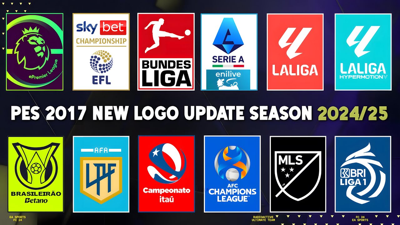 Nuevo Mod De Logos Actualizados Para Pes 2017 Todos Los Parches - YouTube