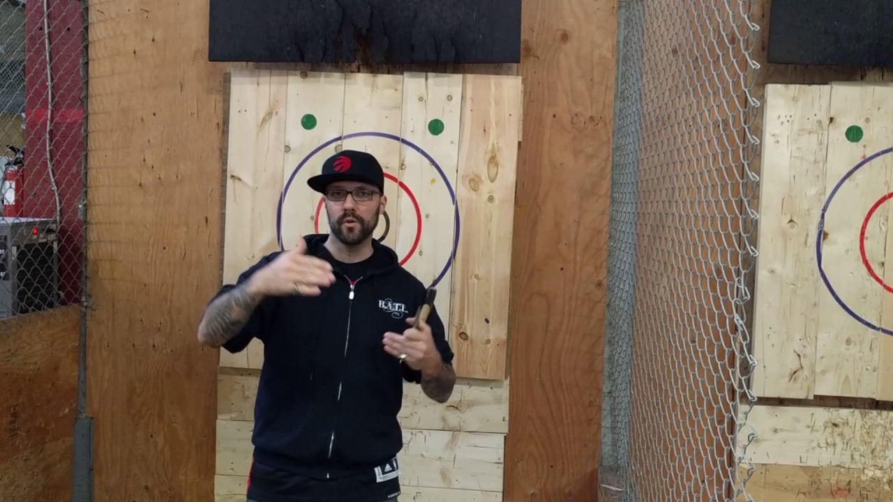 Doubles | Axe Throwing Skills Competition - YouTube