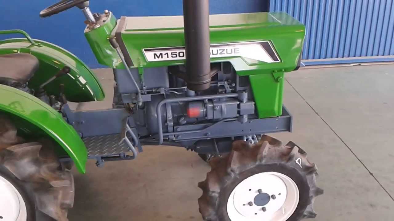 Mini tractor usado en Badajoz Suzue M 1501 - YouTube