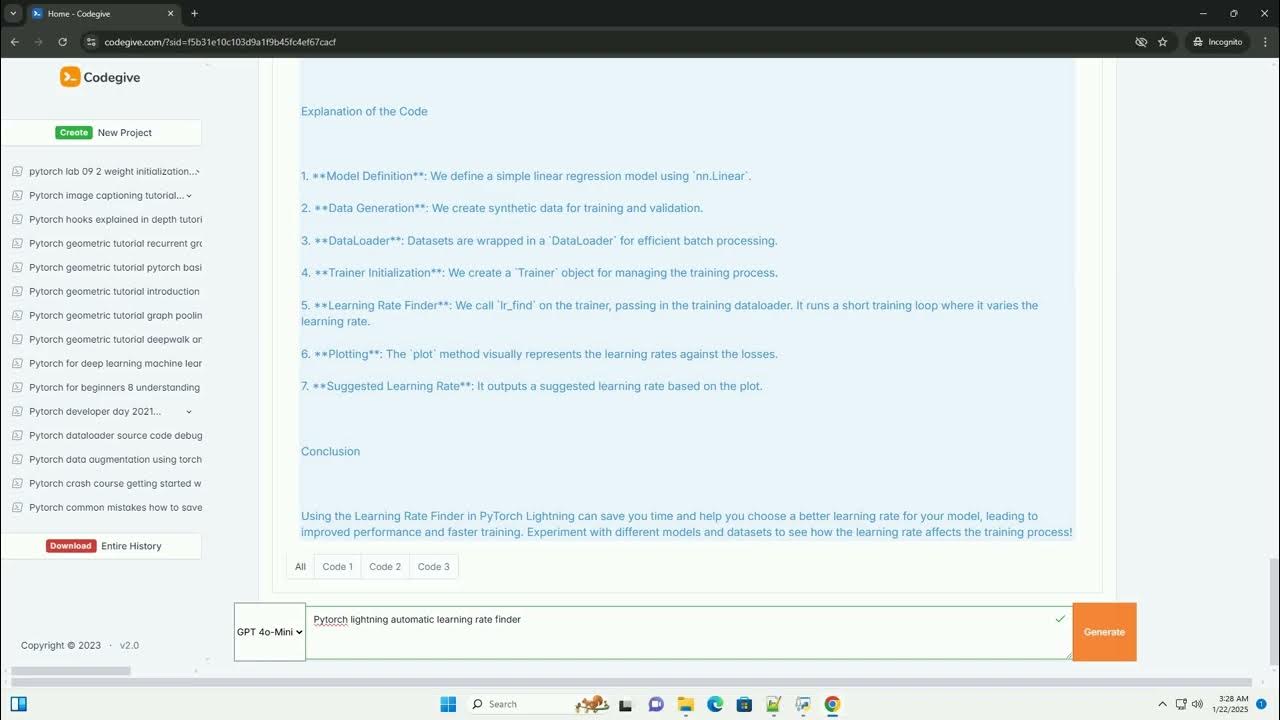 pytorch lightning automatic learning rate finder - YouTube