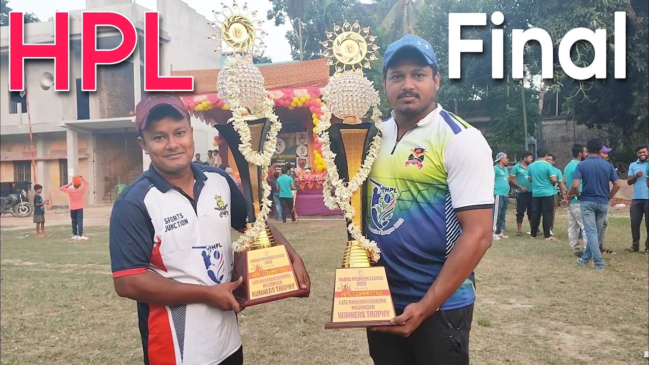 HPL FINAL Match | Habra Premier League exchanged introductions and ...