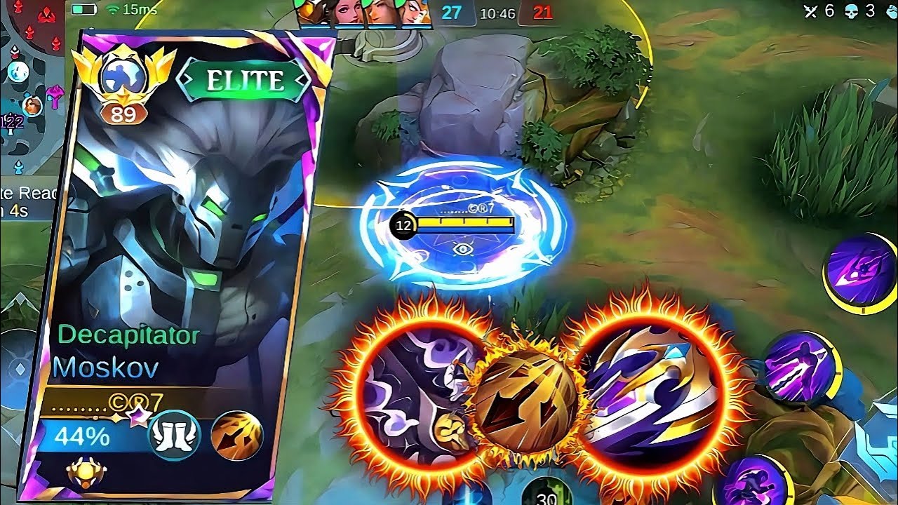 MOSKOV SOLO RANK GAMEPLAY GODLIKE MOBILE LEGEND - YouTube