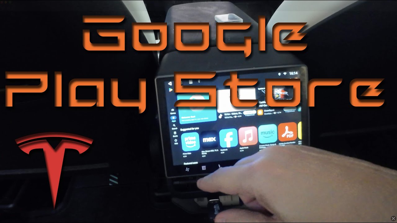 Installing Apps on Rear Screen of my Tesla Model Y - YouTube