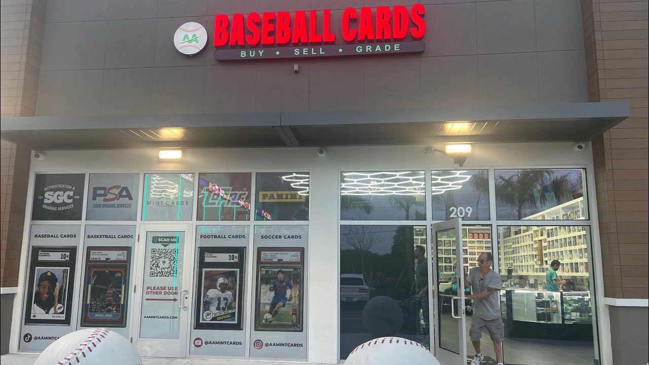 The Future of Card Stores - AA Mint Cards now open - YouTube