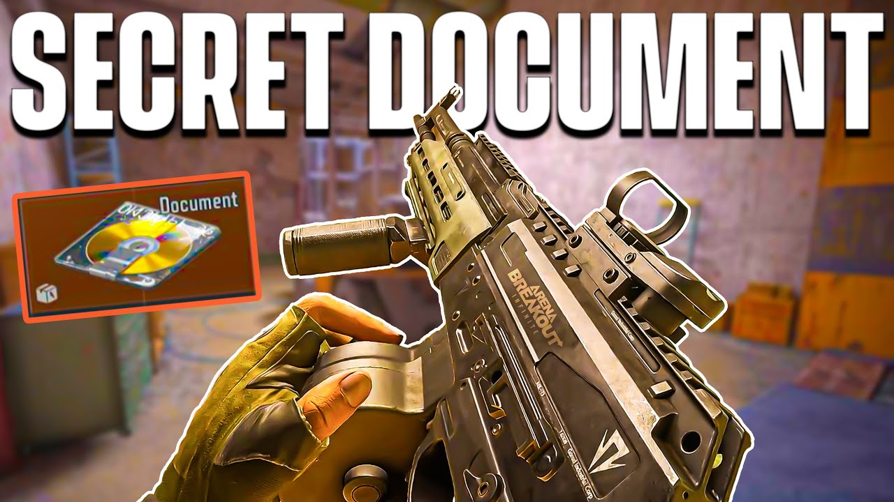 I GOT SENT A REAL SECRET DOCUMENT | Arena Breakout Infinite - YouTube