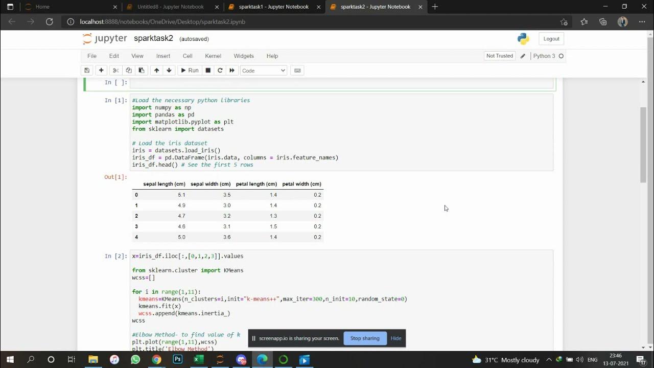 The Spark Foundation Internship Task 2 Solution - YouTube