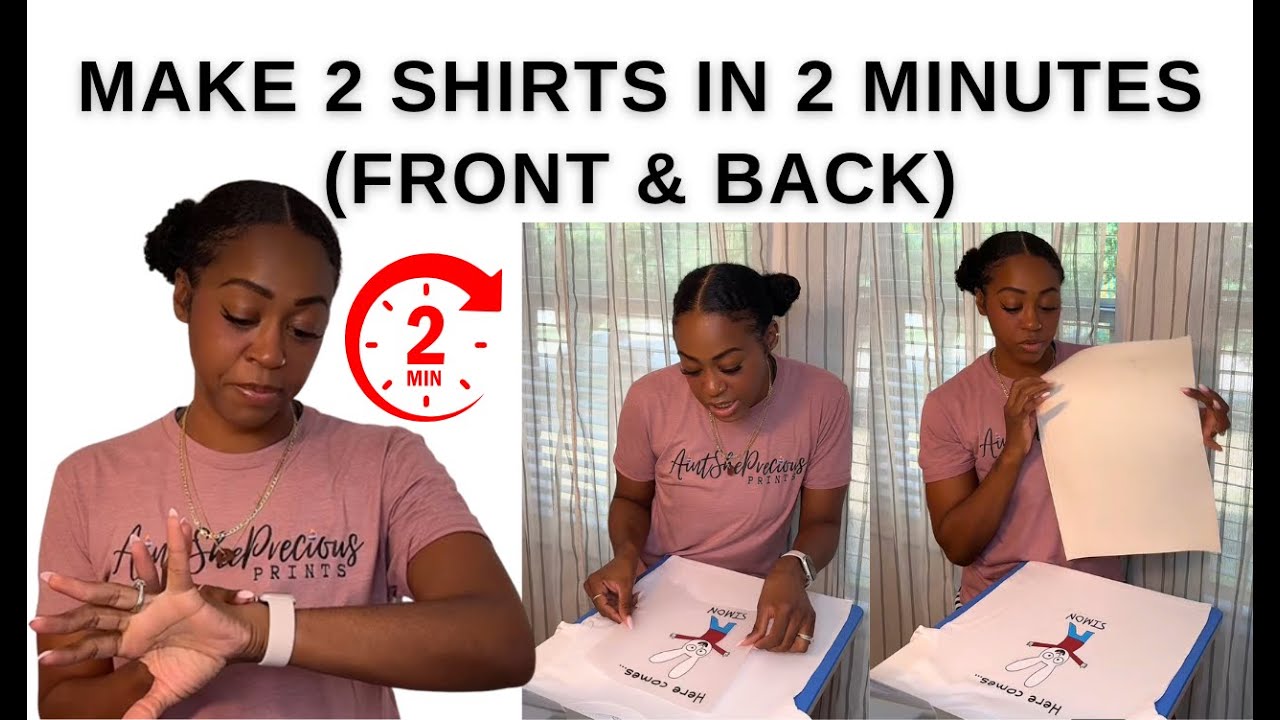 How To Make A Custom T-Shirt Step By Step - YouTube