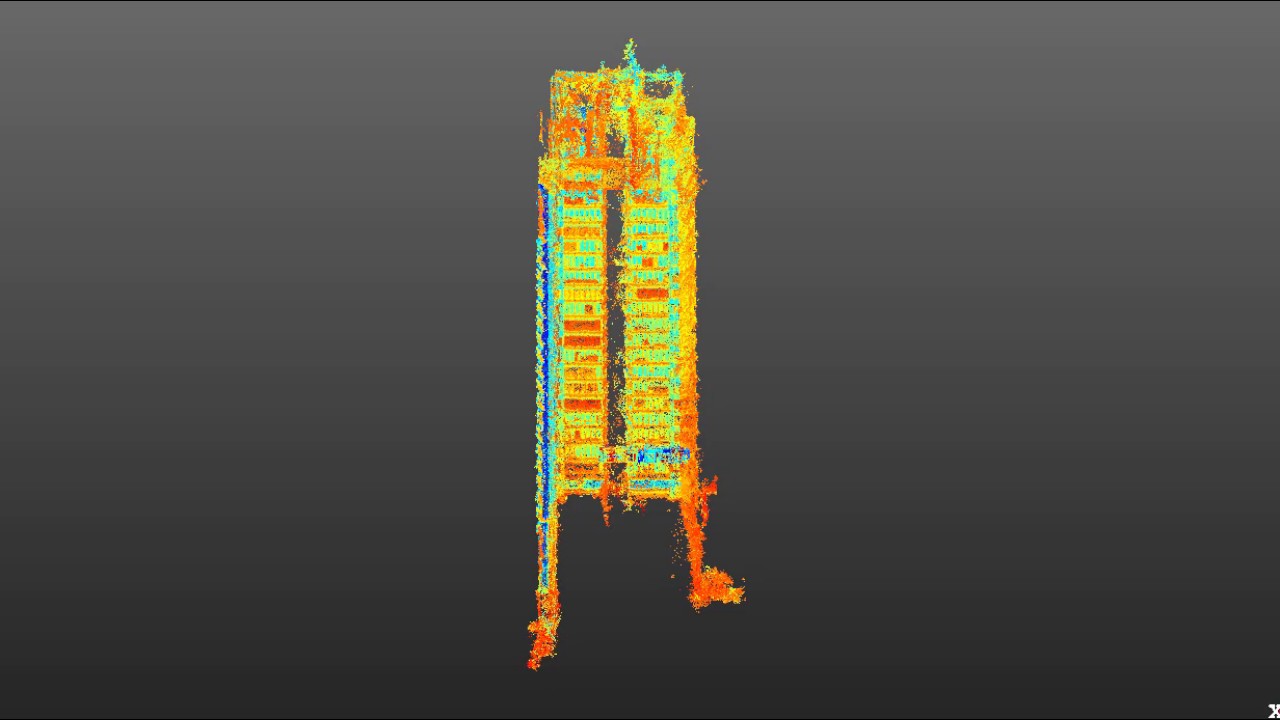 Point Cloud fusion between Airborne and Indoor data, indoor las and ...