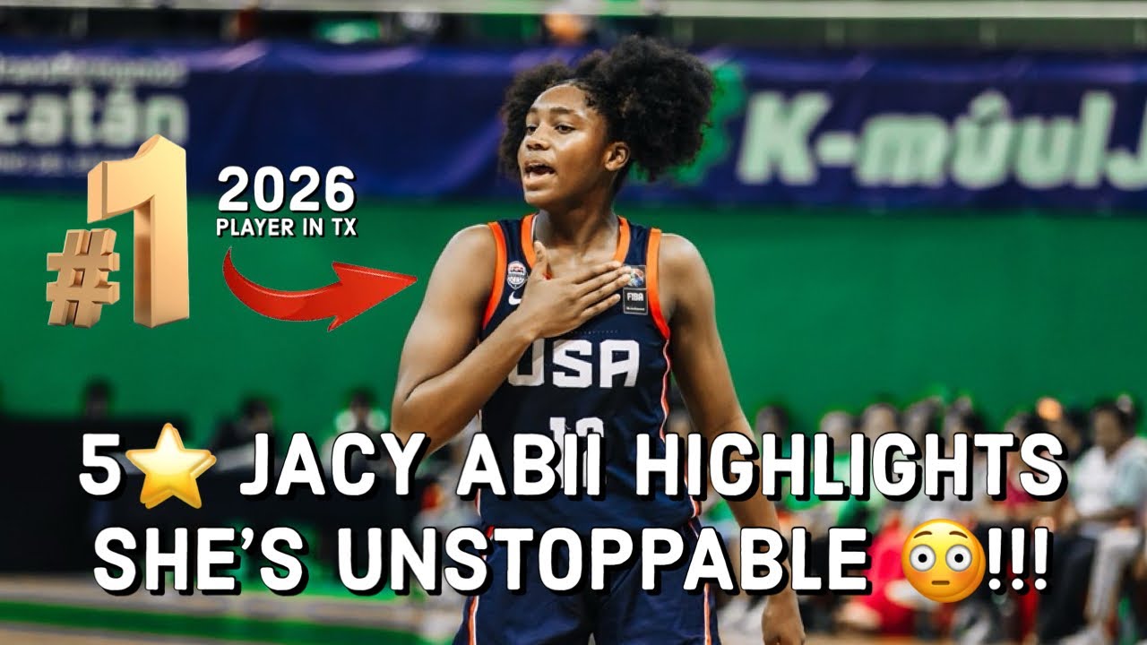 #9 National Ranked Sophomore Jacy Abii is UNGUARDABLE😳!!! | Next Big ⭐️ From TX #viral # ...