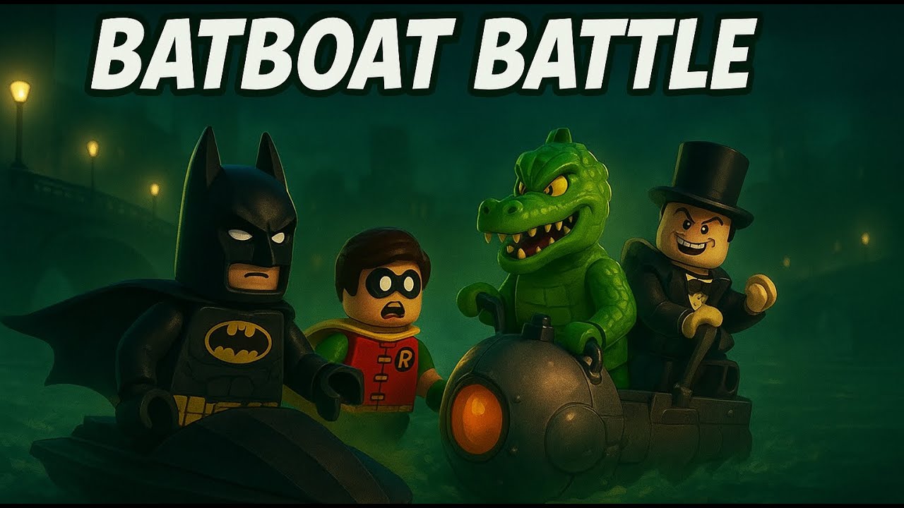 Lego Batman-submarine penguin [ ppspp ] - YouTube