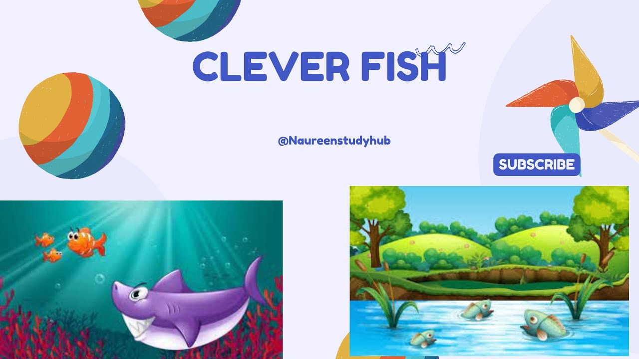 moral story of Clever fish in English/short story clever fish/ how to ...