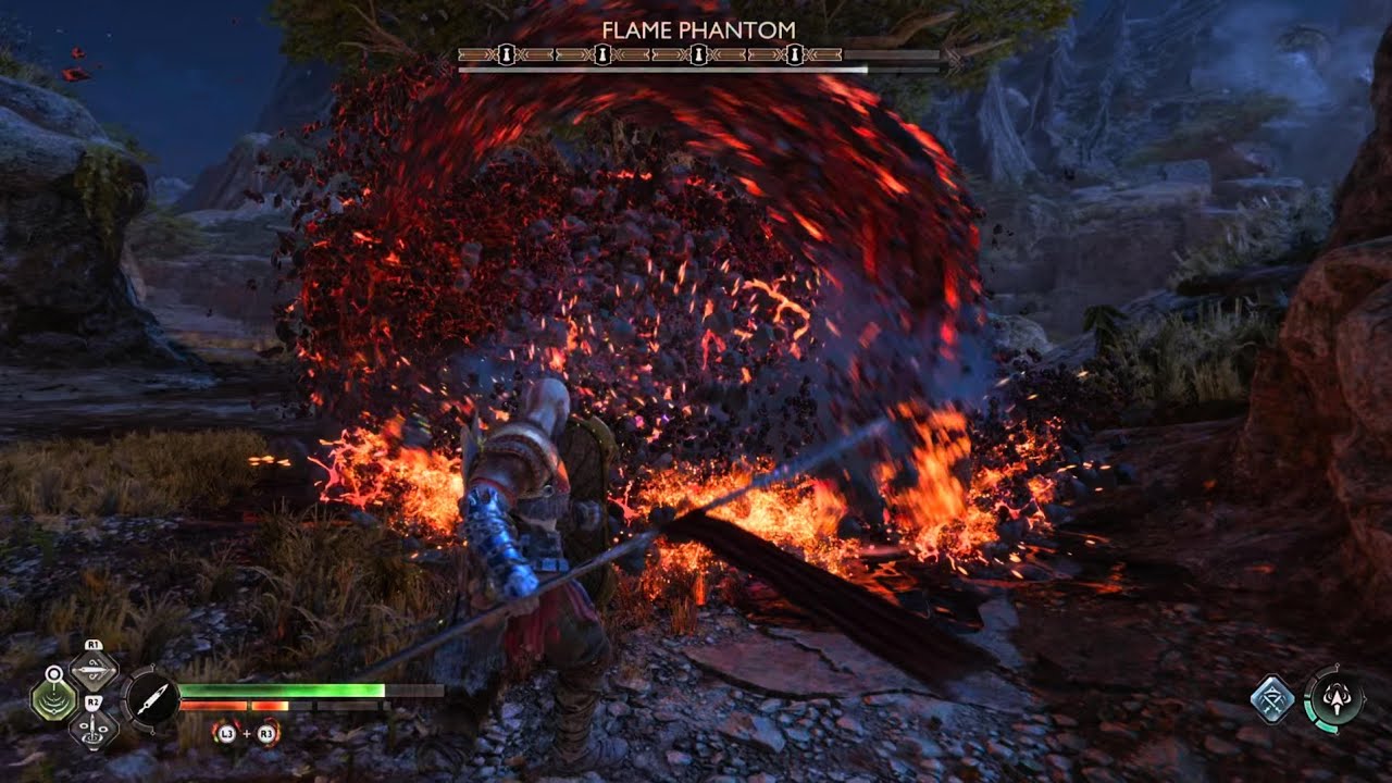 NOCTURNAL PREDATOR, defeat Flame Phantom-GOD OF WAR RAGNAROK - YouTube