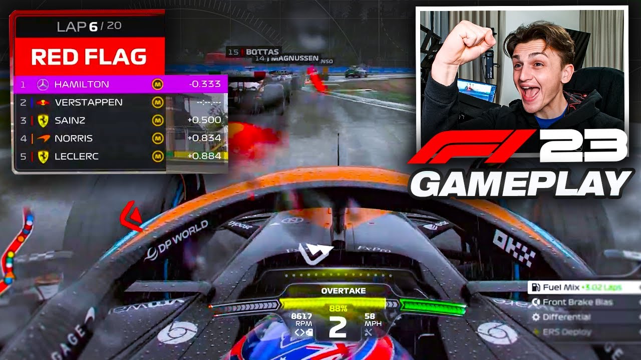 F1 23 GAMEPLAY IS FINALLY HERE! - YouTube