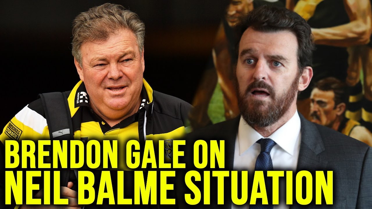 Brendon Gale talks about Neil Balme situation | SEN - YouTube