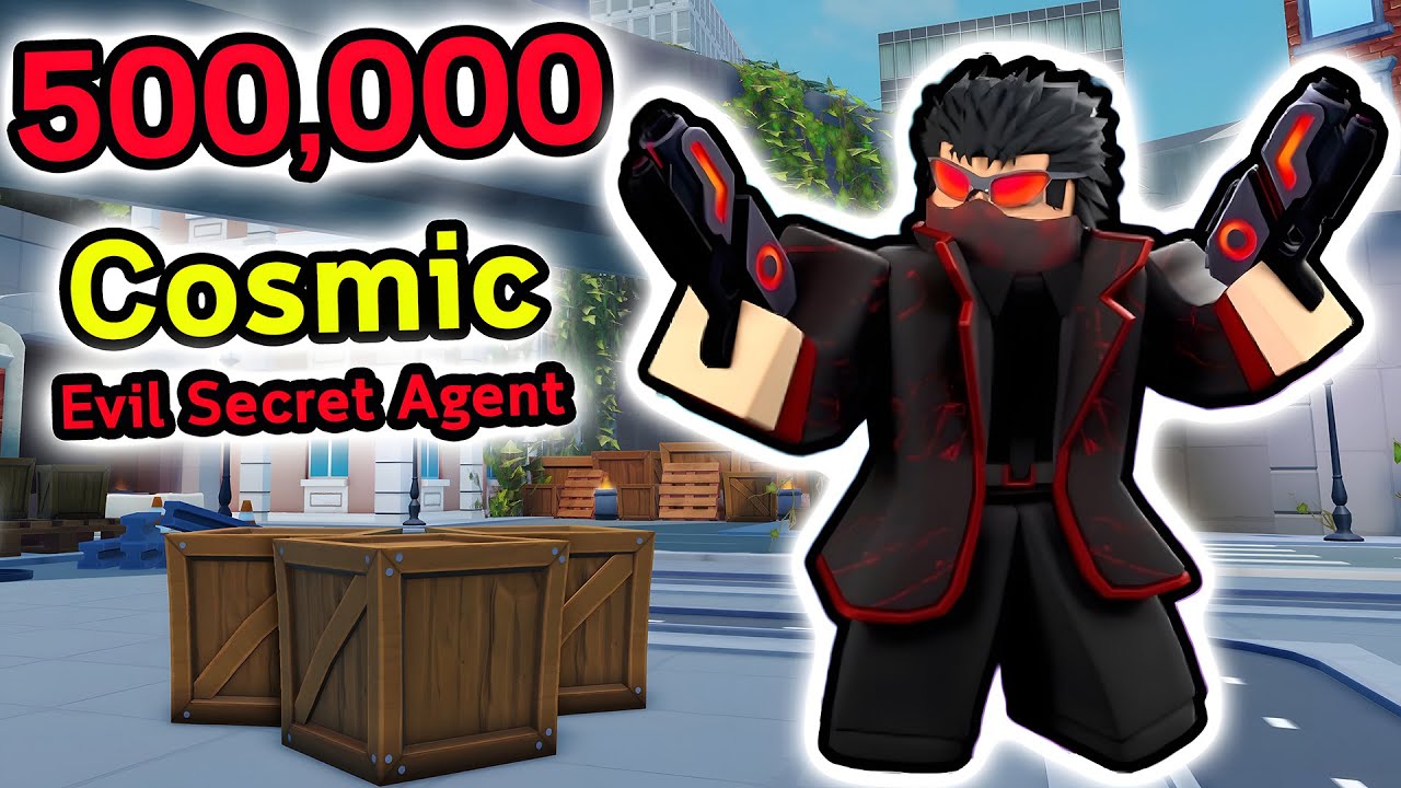 500,000 กับ Cosmic Evil Secret Agent Roblox Skibidi Tower Defense - YouTube