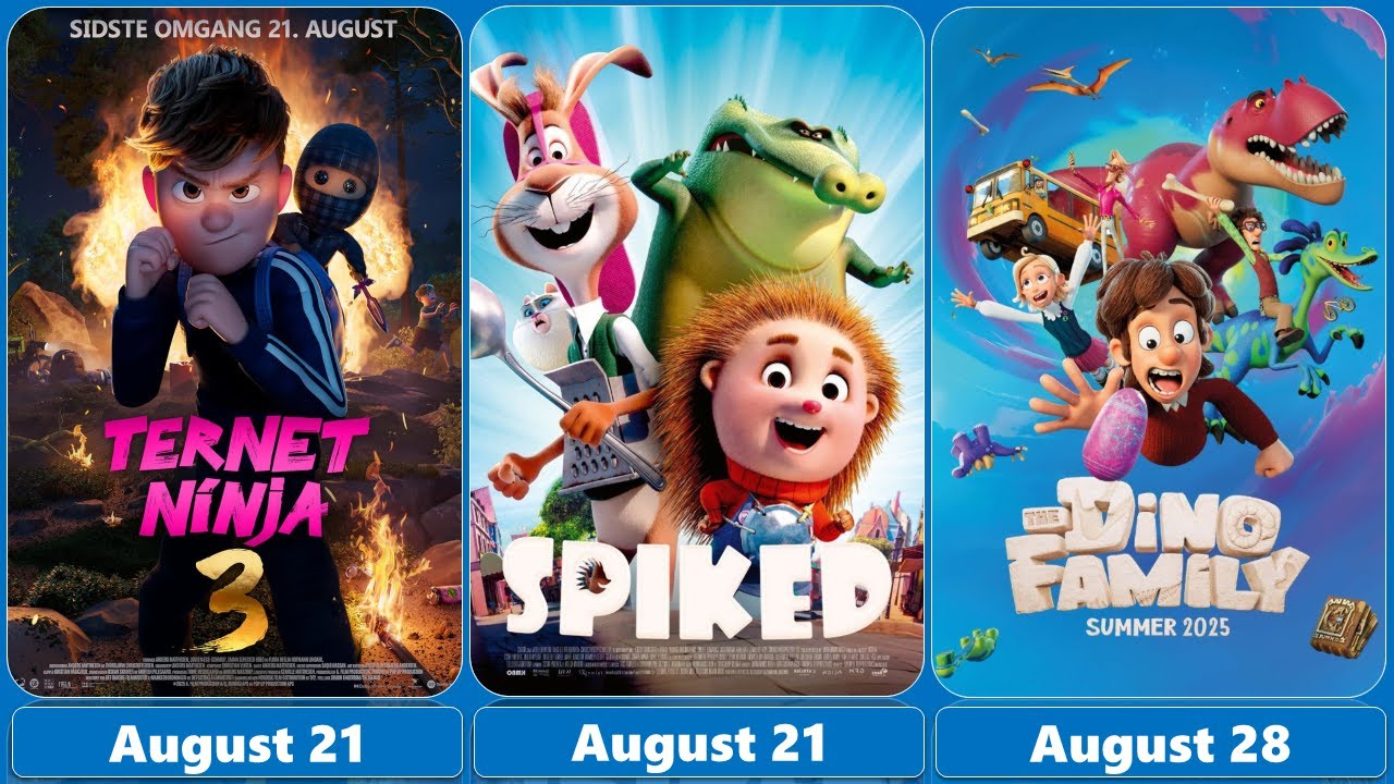 Every Animated Movie Coming in August 2025 Revealed! - YouTube