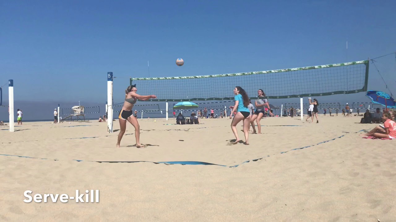 Hailey Hinkel and Rachel Yelenich 16U Beach - YouTube