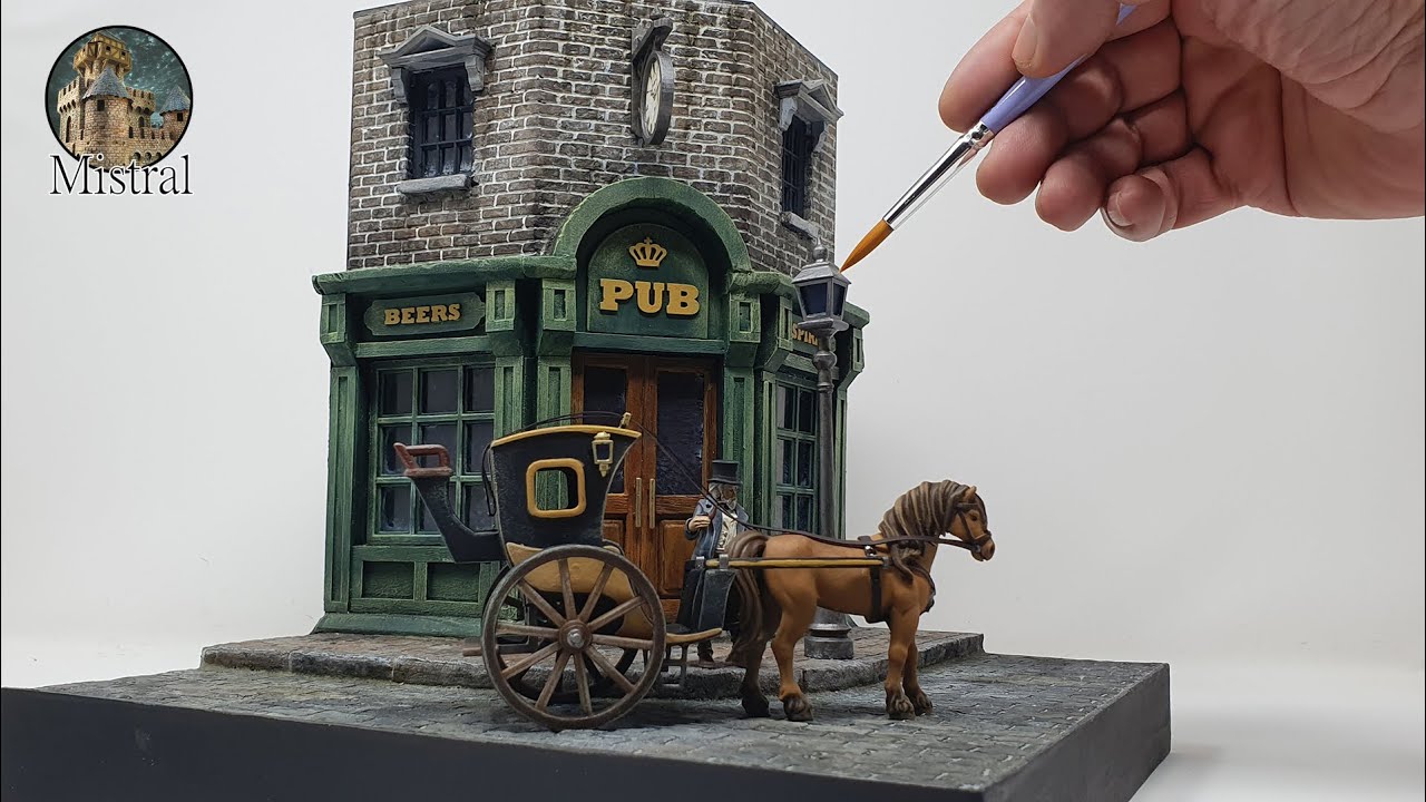 Crafting a London DIORAMA: Foam, Balsa Wood | TUTORIAL step by step DIY ...