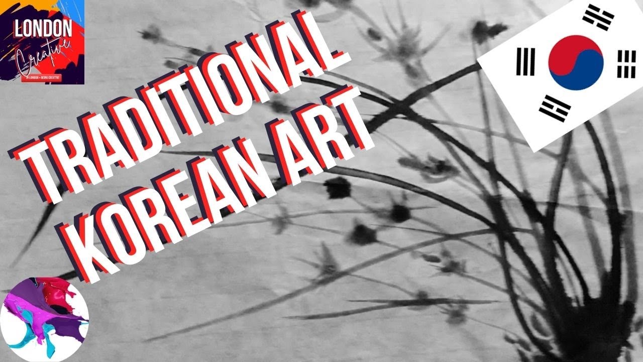 Traditional KOREAN Style INK PAINTING - YouTube