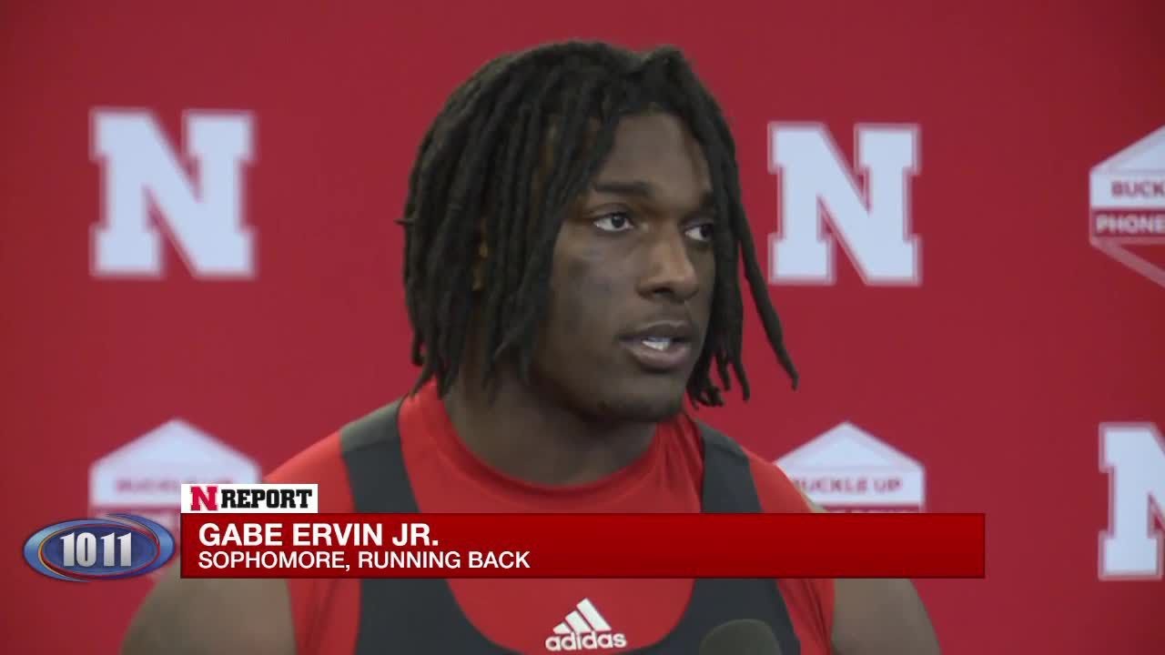 N REPORT: RB Gabe Ervin Jr. postgame interview (4/22/23) - YouTube