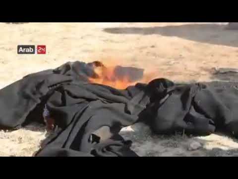 Forced convertion  |  Lady burning hijab after being rescued from terrorists