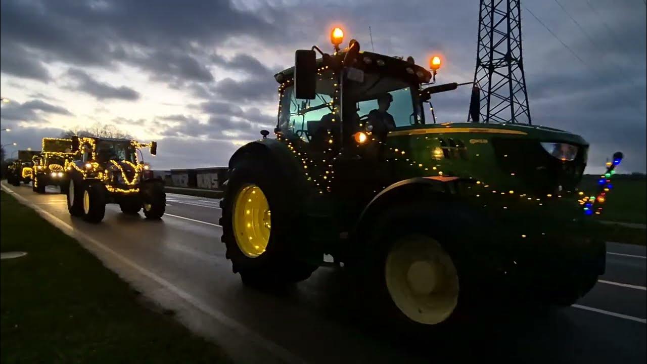 Lichterfahrt: Christmas Tractor Convoy in Dülken, NRW, 22 Dec 2024, Part 1 of 2 - YouTube