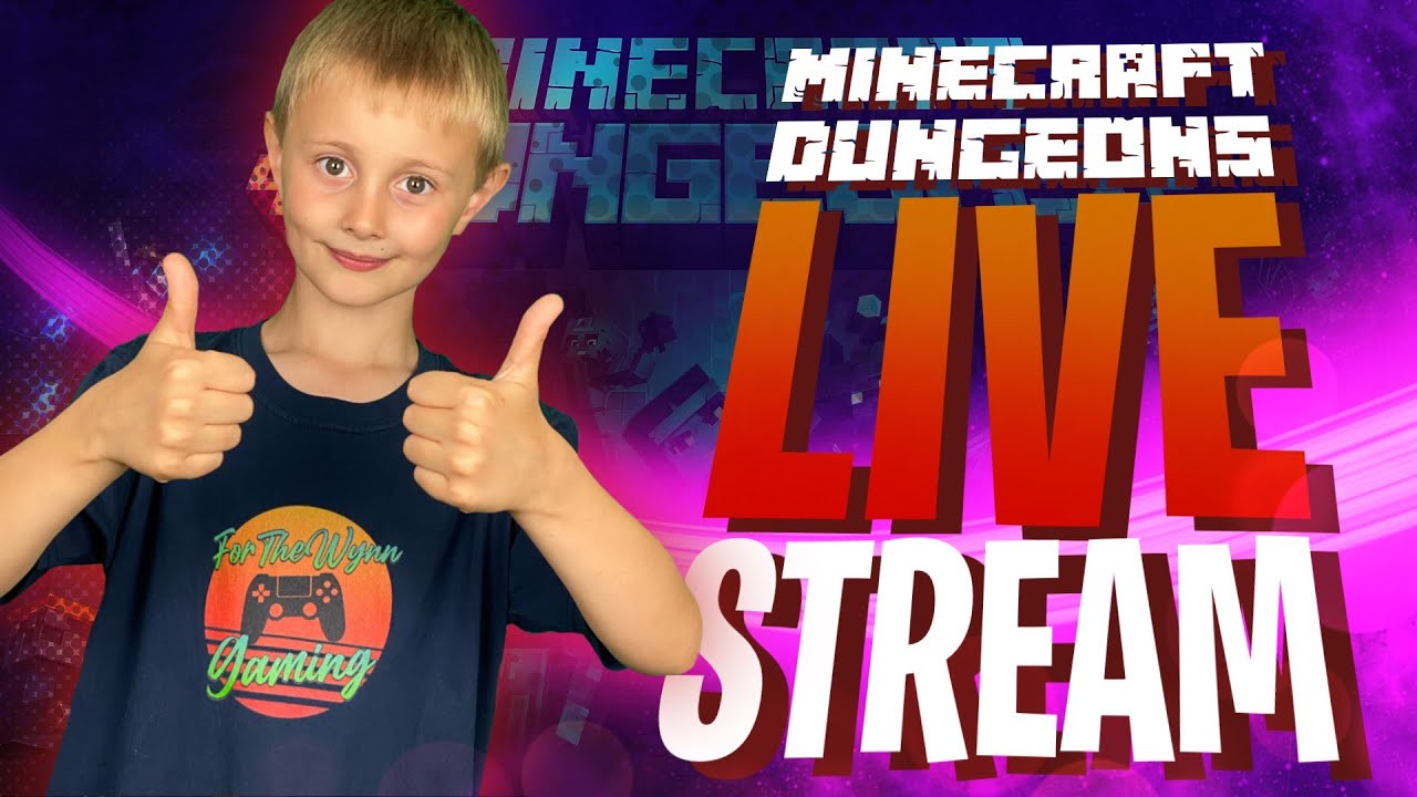 Minecraft Dungeons Part 1 - My First Live Stream - YouTube